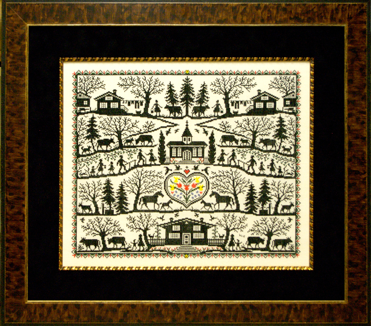 Amish Farm - Cross Stitch